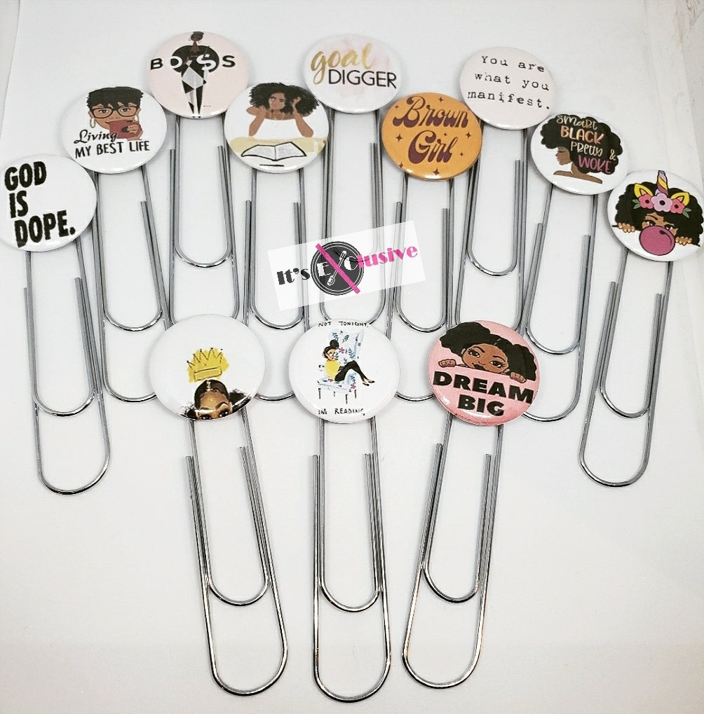 Planner Clips/Bookmark Clips – It's Exclusive Brand